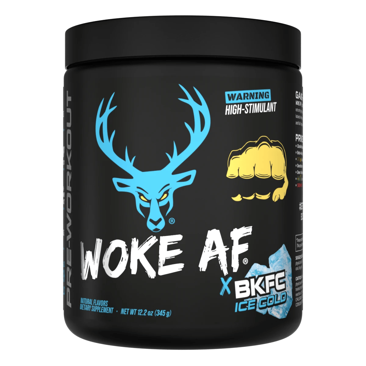 WOKE AF ICE COLD Pre-Workout – Explosive Energy & Focus - Bucked Up